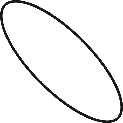 Premium Vector Oval Geometric Shape