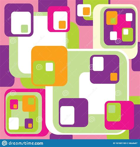 Abstract Cube Pattern Background Vector Graphic Illustration Stock