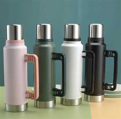 กระบอกน้ำสแตนเลส กระบอกน้ำเก็บอุณหภูมื 1 000ml 1 400ml