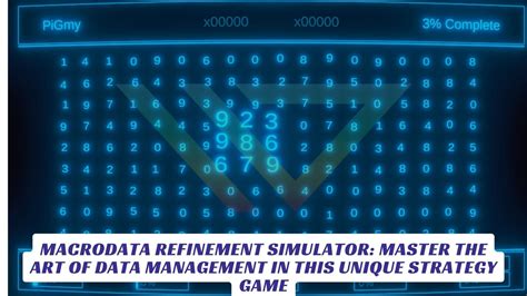 Macrodata Refinement Simulator Master The Art Of Data Management In This Unique Strategy Game