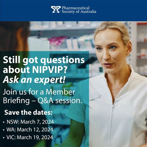 If Youre A Wa Pharmacist Immuniser Dont Miss This Vital Member