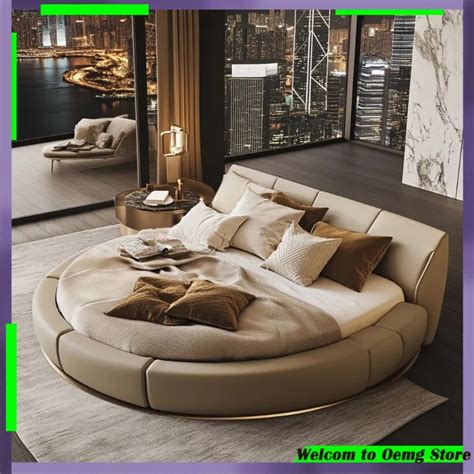 Chique King Size Cama De Casal Moderna Estética Características