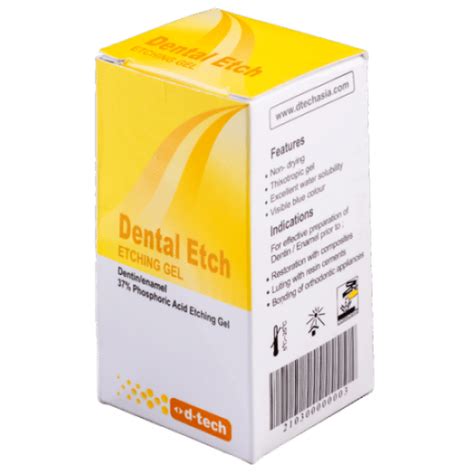 D Tech Dental Etch Etching Gel Dropper Pack