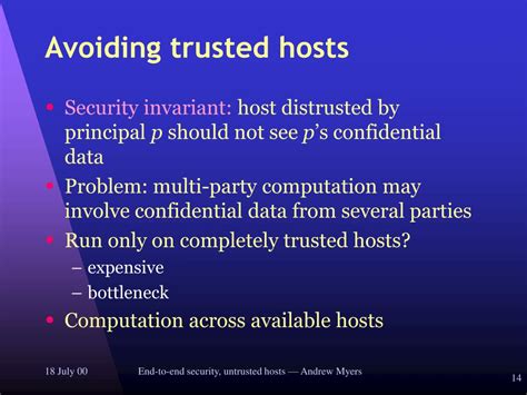 Ppt Containment And Integrity For Mobile Code End To End Security Untrusted Hosts Powerpoint