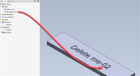 Solved Ipart Updating Embossing Per Size Using Text Parameter