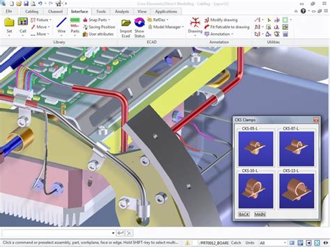 Ptc Creo Elements Direct Cocreate Cabling 3d Wiring Harness