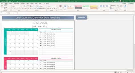 Quarterly Calendar 2024 Excel Template Q4 2024 Planner Excel
