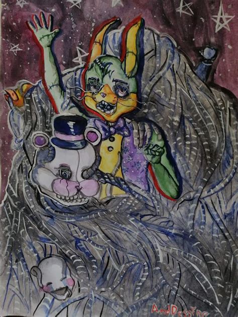 The Blob And Glitchtrap Five Nights At Freddys Amino