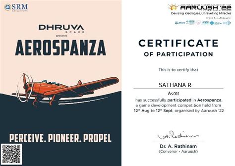 Sathana R On Linkedin Aerospanza Srm