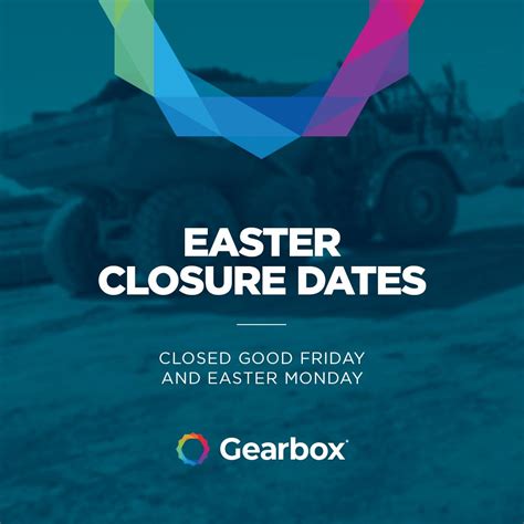Gearbox Fleet Maintenance Software On Linkedin Gearbox Will Be Closed Over The Following Easter