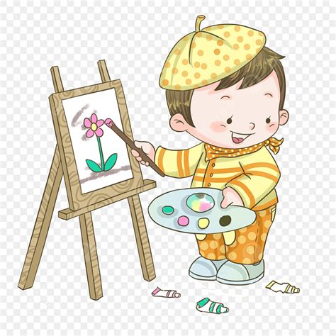 자유형 미술 일러스트 예술 학생 어린이 그리기 아이 컷 만화 Png 일러스트 및 Psd 이미지 무료 다운로드 Pngtree