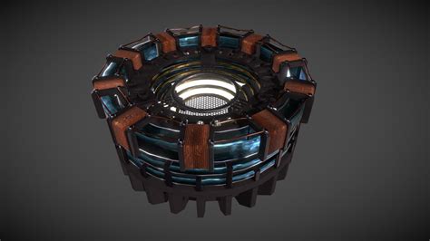 Arc Reactor Tony Stark Low Poly Download Free 3d Model By Atmo Atmo Gd [5ed0cd0