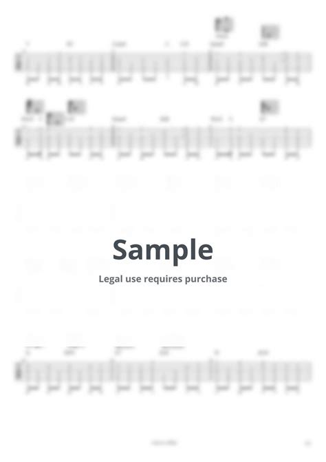 정성실 하나님은 너를 지키시는 자 기타 악보 Acoustic Guitar Tab Sheets By 최영섭