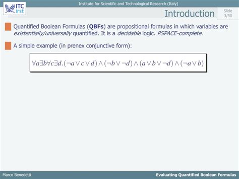 Ppt Evaluating Quantified Boolean Formulas Powerpoint Presentation Free Download Id6951047