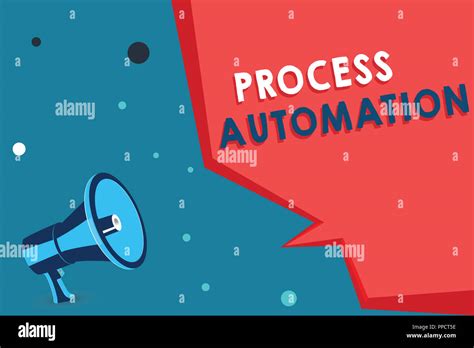 Word Writing Text Process Automation Business Concept For Transformation Streamlined Robotic To