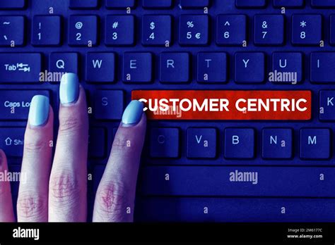 Text Caption Presenting Customer Centric Conceptual Photo Process Of