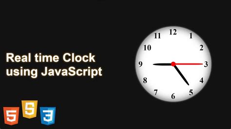 04 Real Time Clock Using Javascript Javascript Javascript