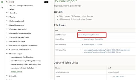 Oracle Fusion General Ledger Fbdi File Based Data Import For Financials