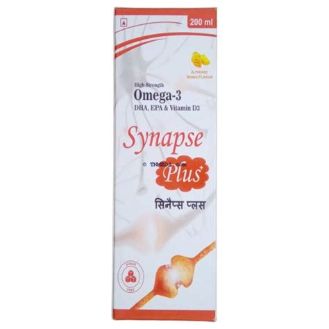 Synapse Plus Syrup 200ml ↑ Buy Online ★ 𝐋𝐎𝐖 𝗣𝗿𝗶𝗰𝗲 ★ View Uses Side Effects Price And
