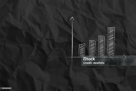 손으로 그린 흰색 좌표 평면 축 빈 빈 짙은 검은 색 오래 된 구겨진 찌그러진 주름 재활용 질감 종이 가로 벡터 배경 증가 추세 이익 성장을 보여주는 비교 막대 그래프가