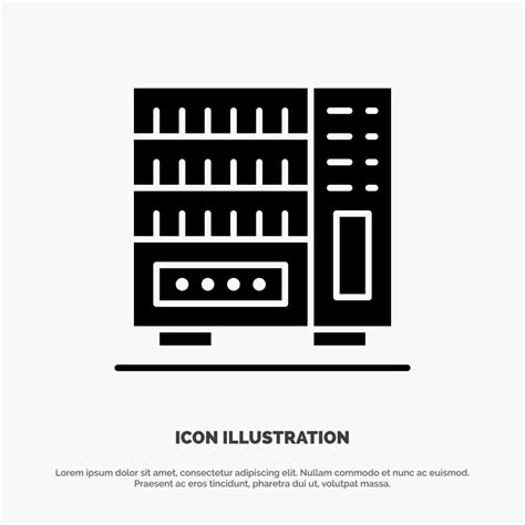 Furniture Interior Wardrobe Drawer Solid Black Glyph Icon 19173657