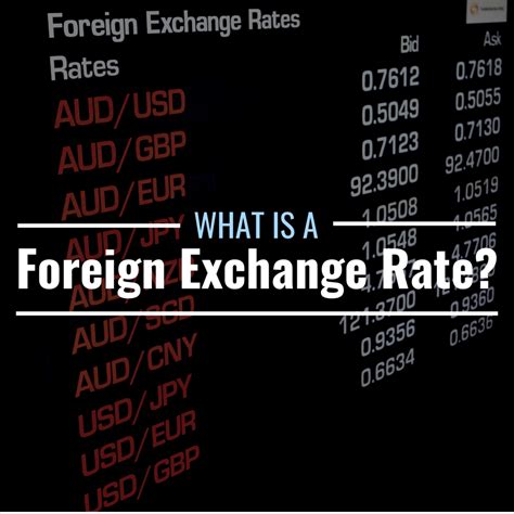 What Is A Foreign Exchange Rate Definition Examples TheStreet