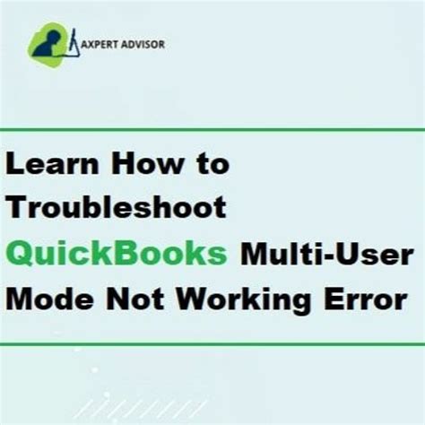 Stream Episode Quickbooks Cant Switch To Multi User Mode How To