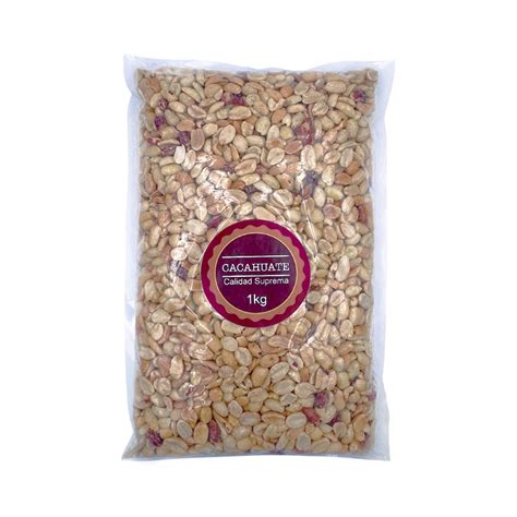 Cacahuate Tostado Sin Cutícula Y Sal Suprema 1 Kg Ac Suprema