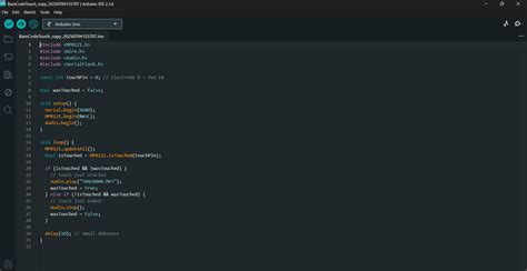 Bareconductive Stop Audio When Not Touched Programming Arduino Forum