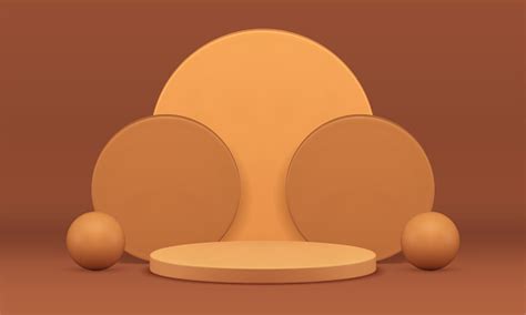 3d 연단 베이지 색 실린더 기하학적 기초 예술 이벤트 무대 축 하 경기장 현실적인 벡터 0명에 대한 스톡 벡터 아트 및 기타