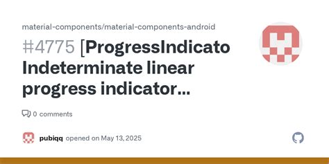 Progressindicator Indeterminate Linear Progress Indicator Doesnt Look Indeterminate When