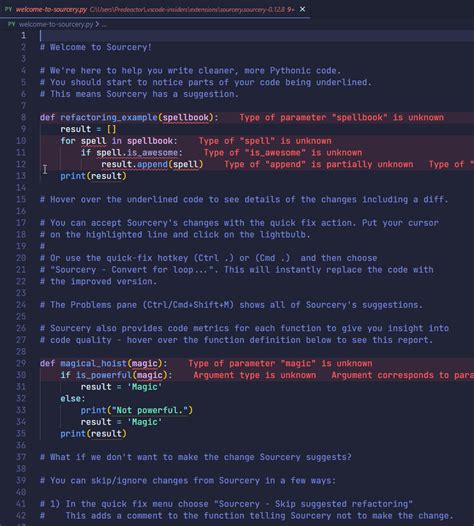 how do i get rid of sourcery code metrics · issue 282 · sourcery ai