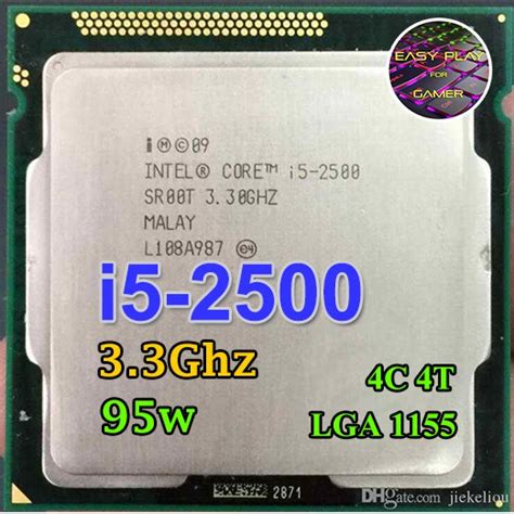 CPU Intel Core i5 2500 3 3 GHz 4คอ4เทรด 95W LGA 1155 ฟรซลโคลน1ซอง i5 2500 Shopee Thailand