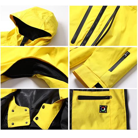 Badu Bg Зимен топъл дамски ски костюм якета ветроустойчиви мъжки снежни палта с качулка