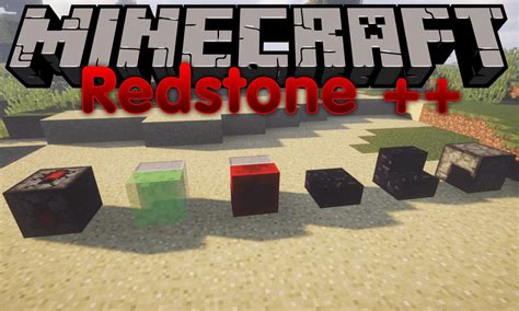 RedstonePlusPlus Mod Pistons Can Push Blocks Mc Mod Net