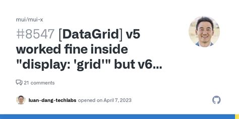 Datagrid V5 Worked Fine Inside Display Grid But V6 Doesnt Work