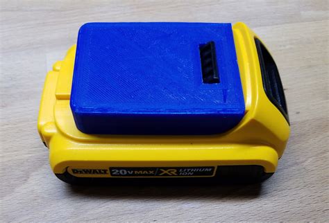 Free 3d File Dewalt 20v Max Battery Cover・3d Printer Design To Download・cults