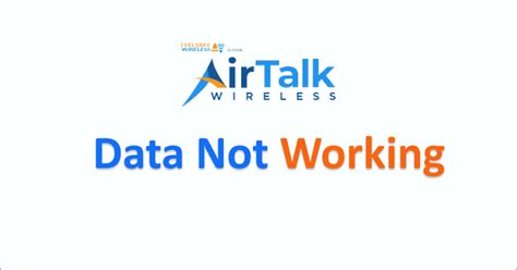 How To Fix AirTalk Wireless Data Not Working Issue NetworkBuildz