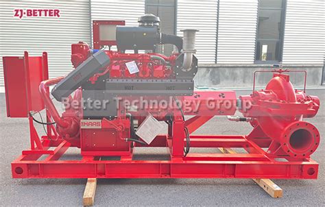 2000gpm Powerful Diesel Split Case Fire Pumps Systems Better Technology Co Ltd