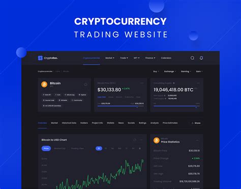 Crypto Trading Website Behance
