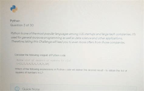 Python Question 3 Of 30 Pthon Is One Of The Studyx Python Question 3 Of 30 Pthon Is One Of The Studyx