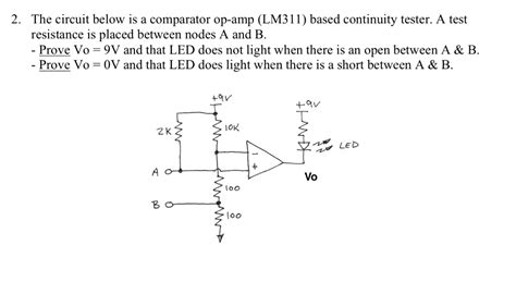 Lm311 Comparator Circuit Example At Allen Adams Blog