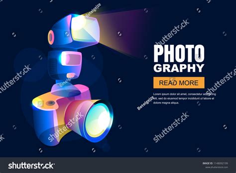 Vector Glowing Neon D Style Illustration Stock Vector Royalty Free Shutterstock