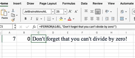 Excel Iferror How To Handle Errors In Excel Formulas Datacamp