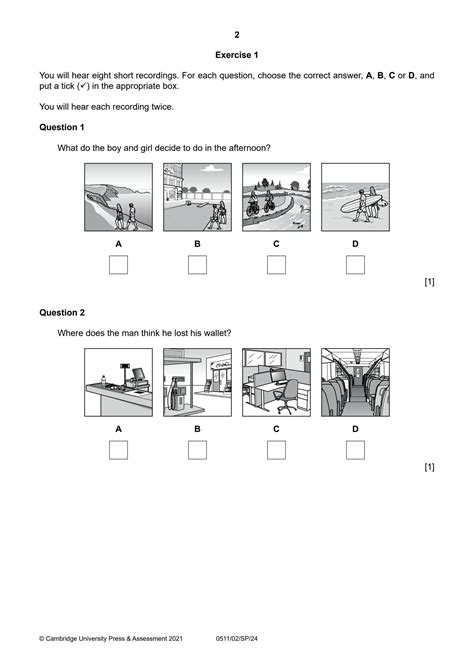 Solution Cambridge Igcse English As A Second Language Listening