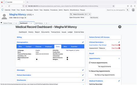 OpenEMR Edit Option For Vitals On The Dashboard Issue LibreHealthIO Lh Ehr GitHub