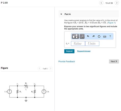 Solved P Of Part A Use Mesh Current Analysis Chegg