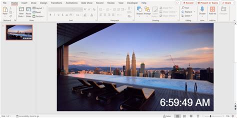 How To Add A Live Clock To PowerPoint Slides Admin Technology Solutions LLC