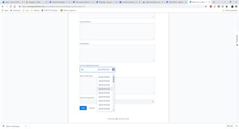solved date time picker wrong format field
