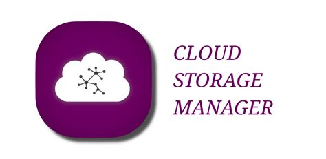 Cloud Storage Manager Latest Version For Android App Tools